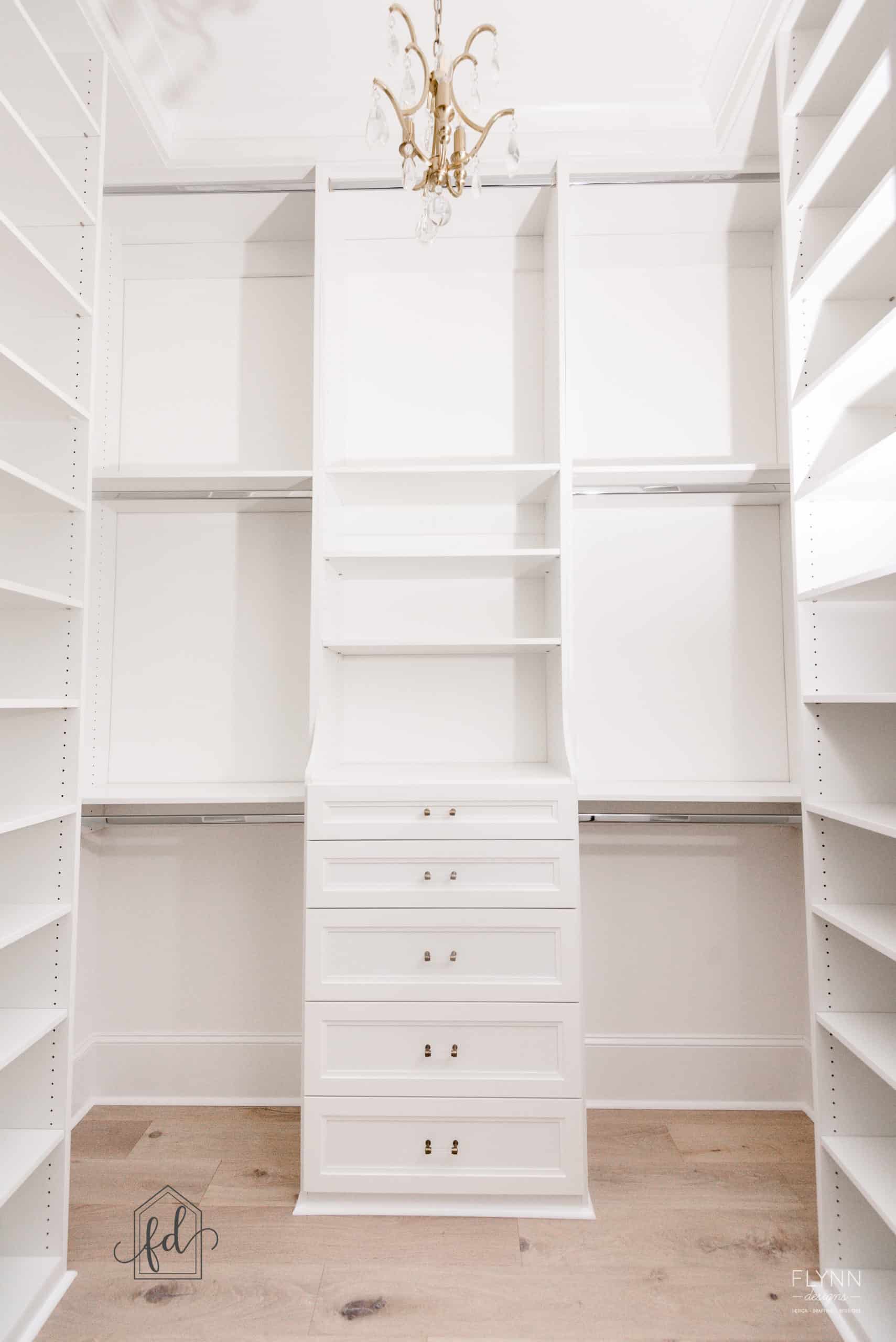 Custom Walk in Closets - Master Closet Design - Closet Systems Installed